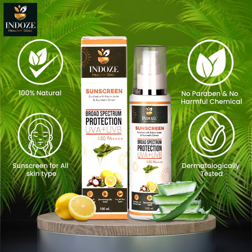 Sunscreen SPF 50 PA++++ - 100 ml – Indoze